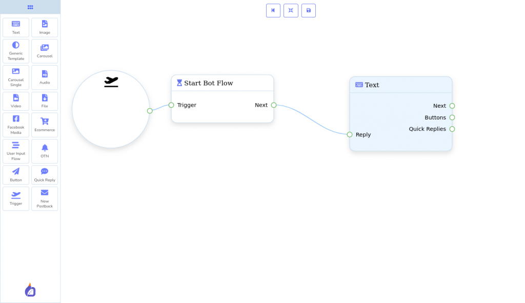 ChatPion Flow builder is a graphical editor to build your chatbot ...